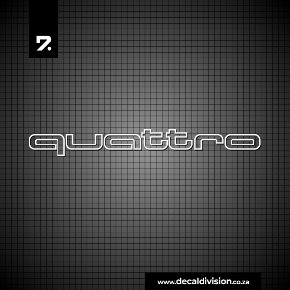 Audi Quattro Sticker