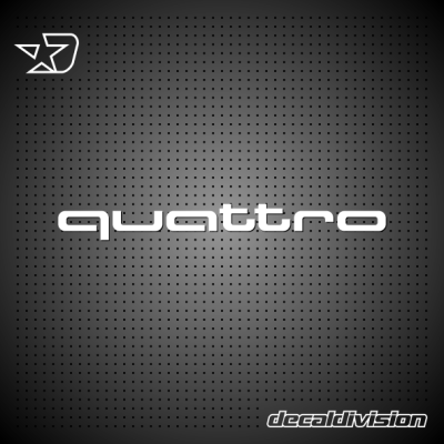 Audi Quattro Sticker