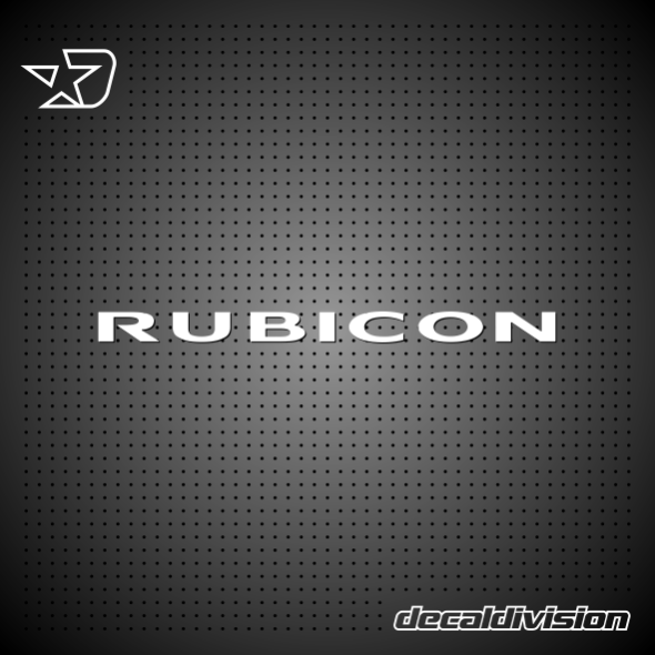 Jeep Rubicon Stickers