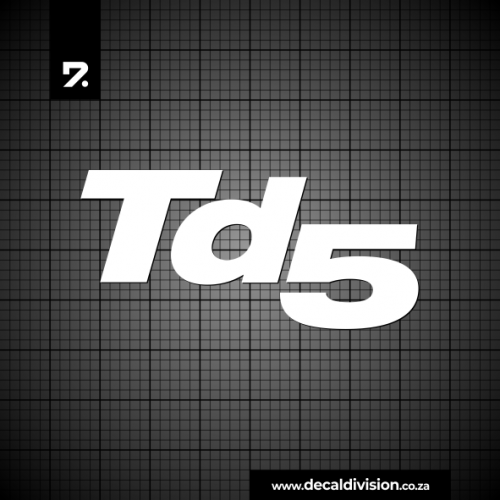 Land Rover Defender Td5 Sticker