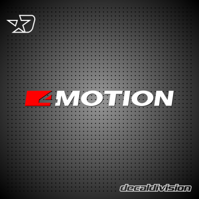 VW Amarok 4 Motion Sticker