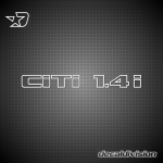 VW Citigolf Citi Sticker