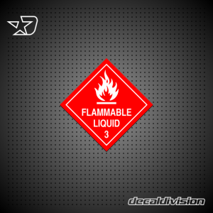 Flammable Liquid Sign
