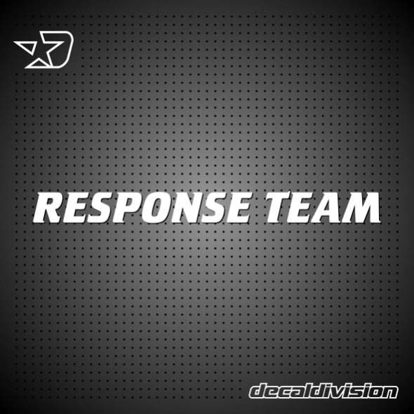 Response Team Stickers Set