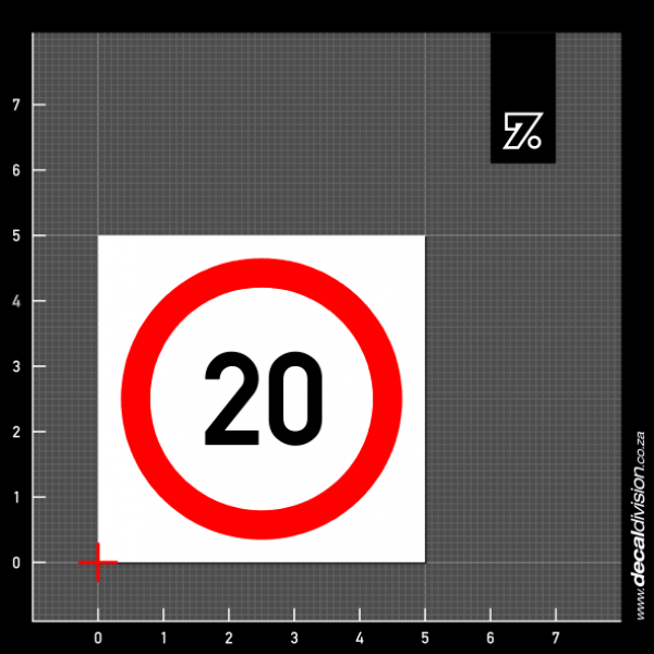 Speed Limit Sign 20km