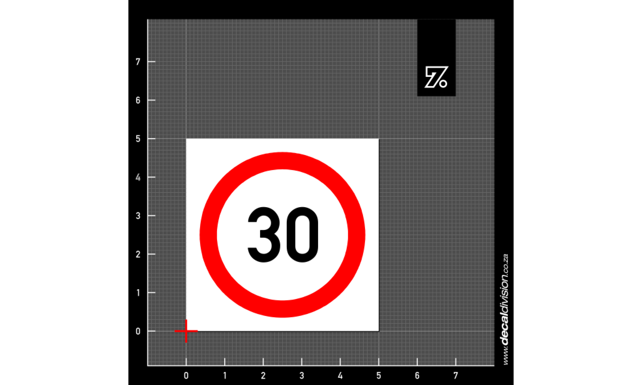 Speed Limit Sign 30km