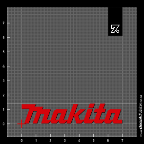 Makita Tools Logo Sticker