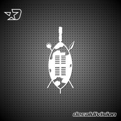 Zulu Shield Sticker