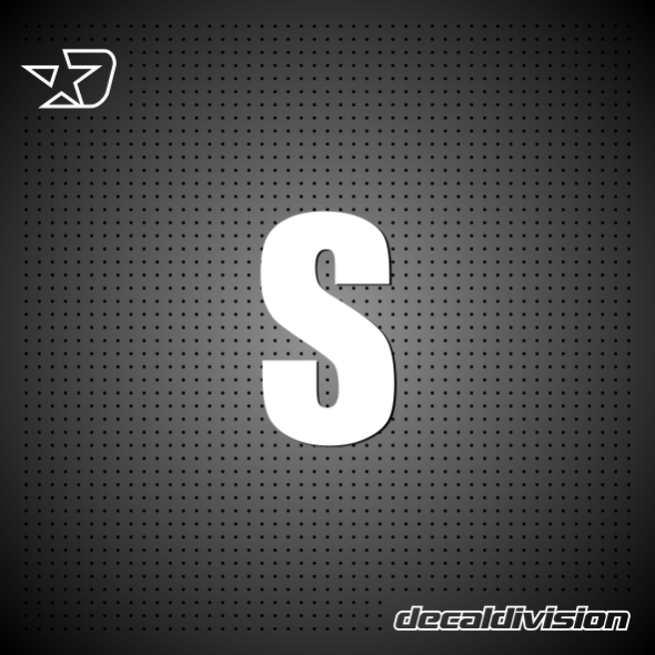 Vinyl Letter S - IMPACT