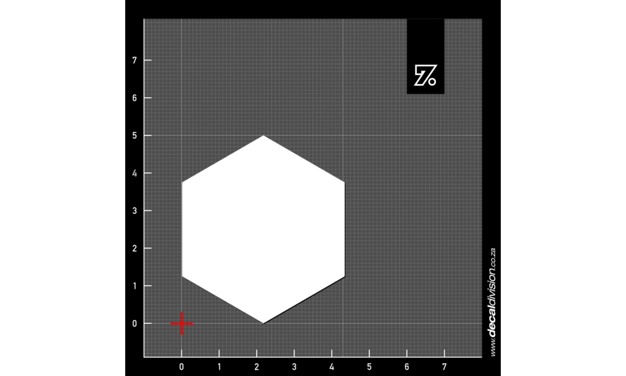 Hexagon Shape Stickers
