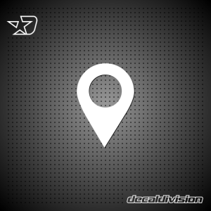 Location Point Symbol Sticker