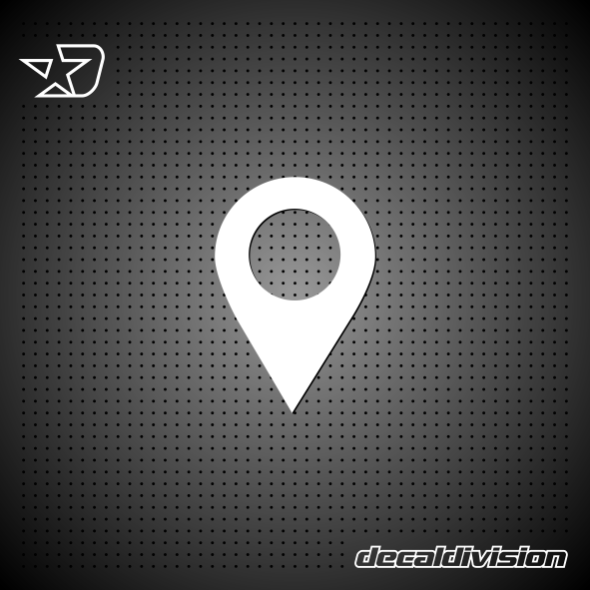 Location Point Symbol Sticker