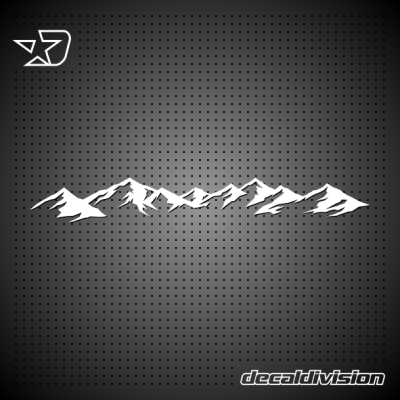 Mountain Range Sticker I