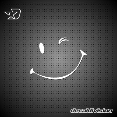 Smiley Wink Sticker