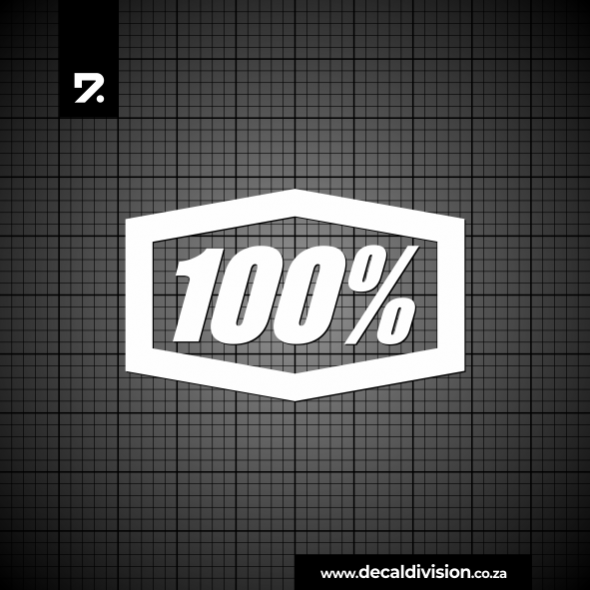 100 Percent Sticker